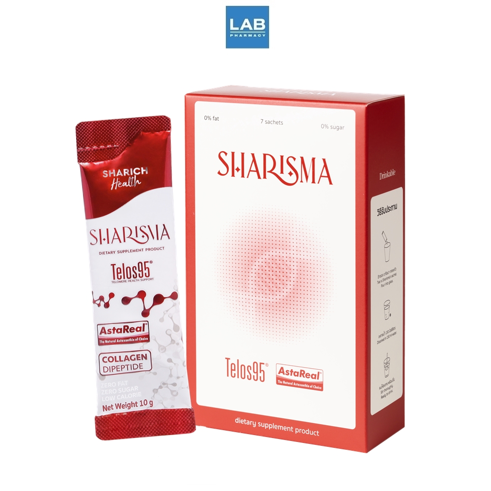SHARISMA Telos95 Anti-aging Dietary Supplement 7 sachets/box ชาริชมา เทโล95 อาหารเสริมเพื่อความ ...